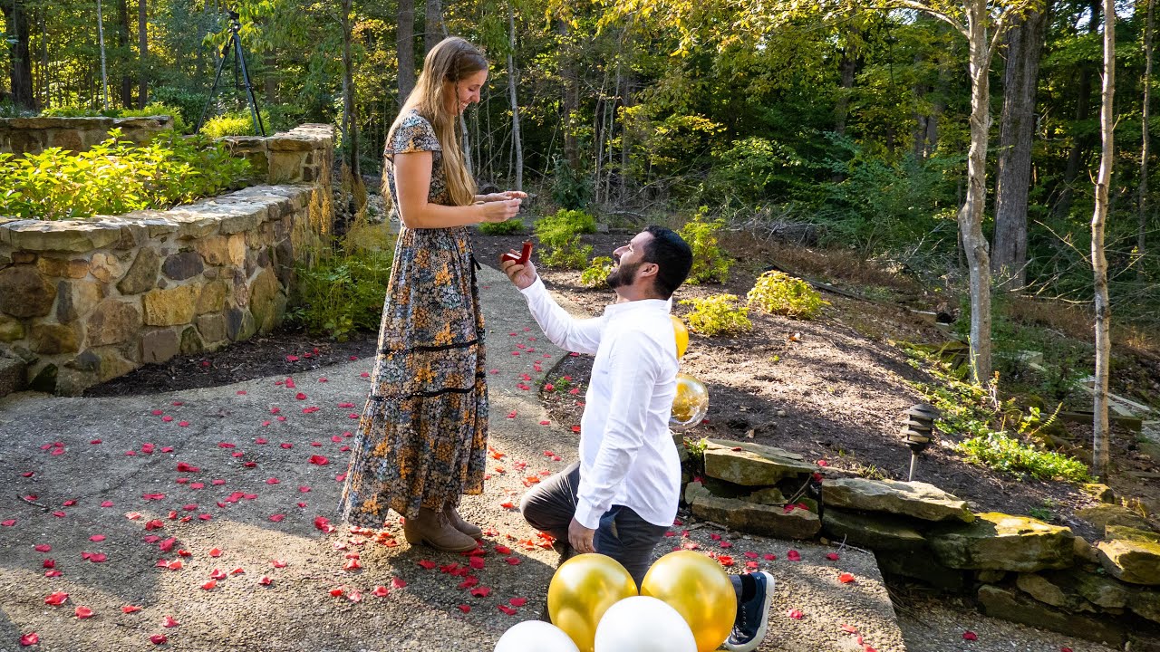 SURPRISE PROPOSAL! *Emotional* - Best Surprise Proposal - Habitually Henry